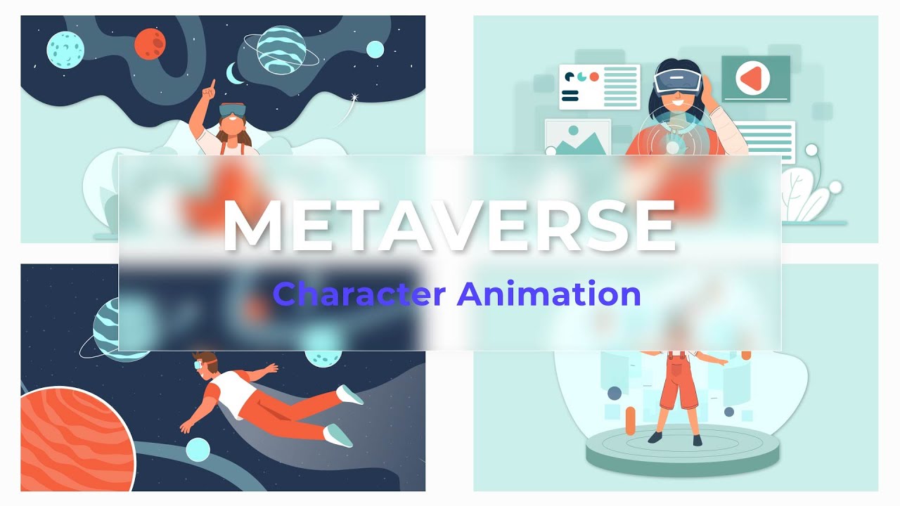 Flat Character Motion Graphic Animation | After Effects Templates ...