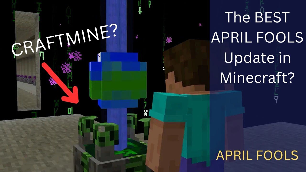 The BEST APRIL FOOLS UPDATE in Minecraft? | Craftmine April Fools 2025 ...
