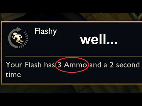 This is why Riot had to Disable Flashy!