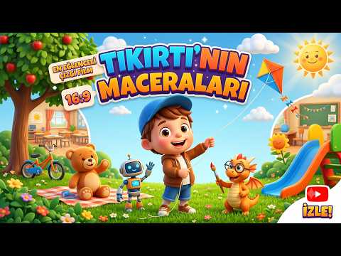 Tıkırtı ile Bir Gün: Park Eğlencesi, Okul ve Uyku Saati | Çizgi Film  #çizgifilm  #çocuklariçin
