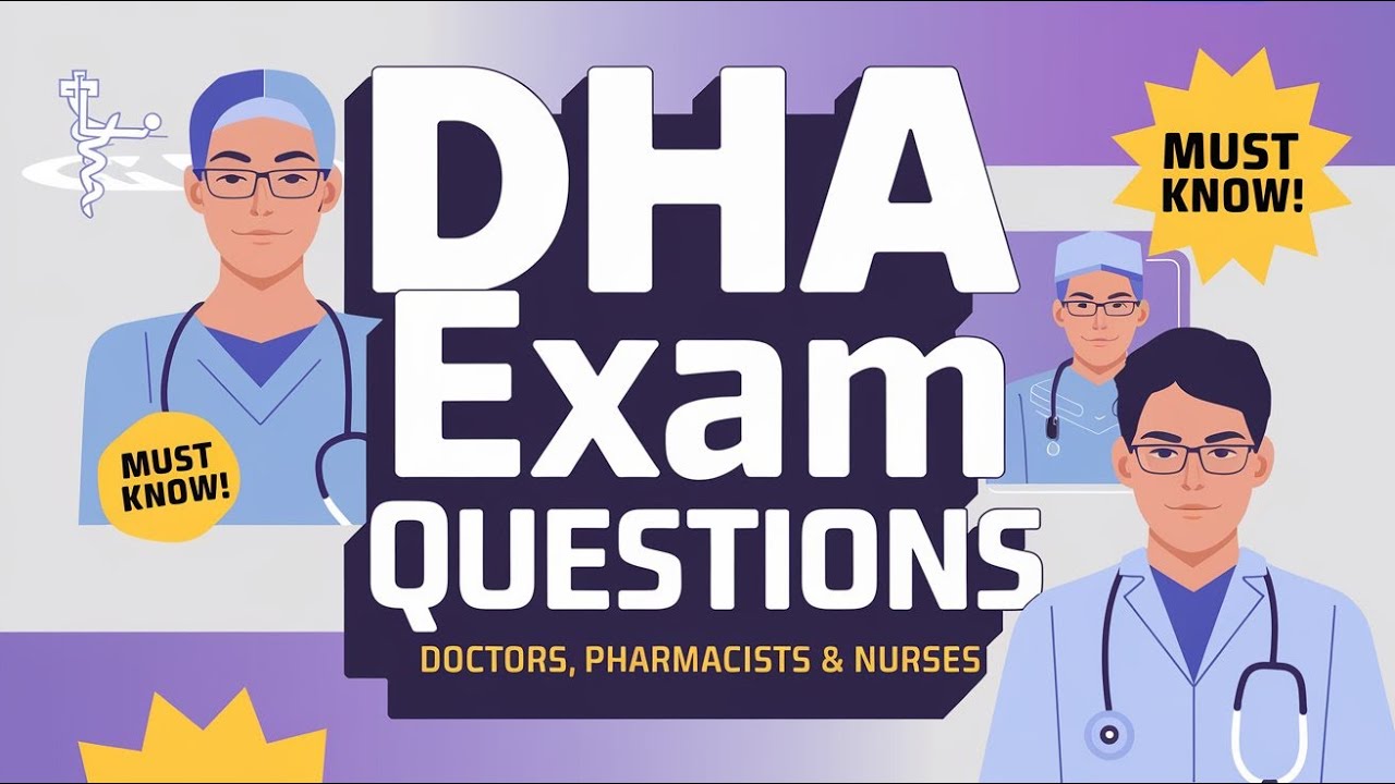 DHA Exam Practice Questions and Answers|Clinical Cases|Part 2|DHA,MOH ...
