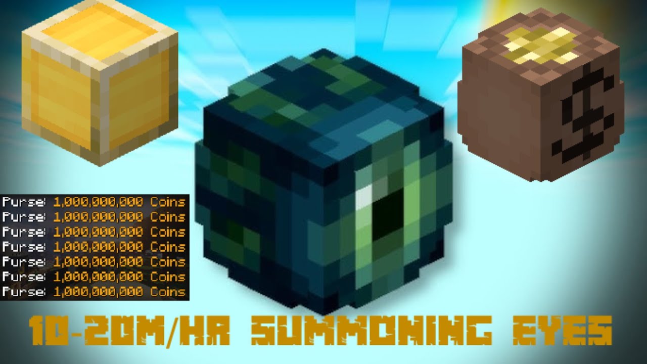 10-20M/HR Summoning Eye Farming | Early - Mid Game | Hypixel Skyblock ...