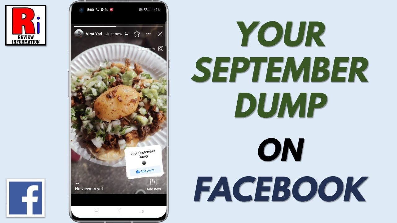 How to Do the September Dump Photo Trend on Facebook - YouTube