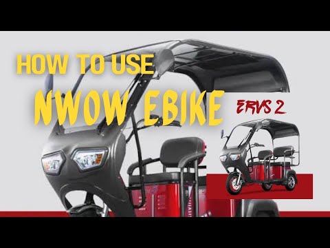 How to use NWOW Ebike ERVS2 Video step by step instructions #tagalog # ...