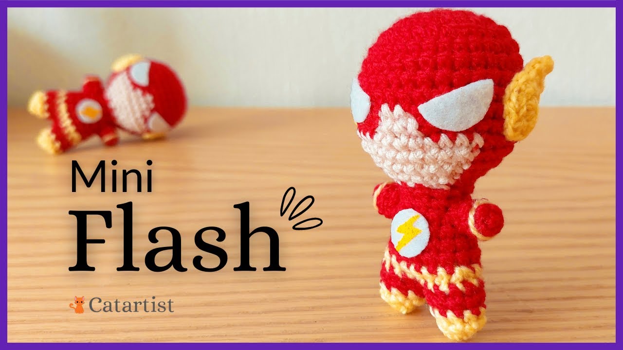 😱🔥¡Teje tu propio Flash!⚡️ ️ ¡Tutorial Crochet Amigurumi! 🤩 - Fácil ...