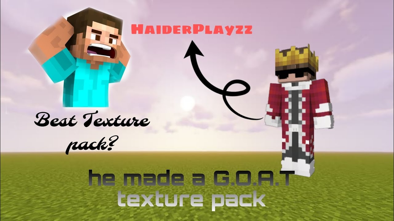 Minecraft best Texture pack ever made by @HaiderPlayz786 - YouTube