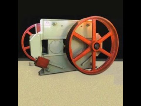 double roller clay grinding machine for clay brick machine line - YouTube