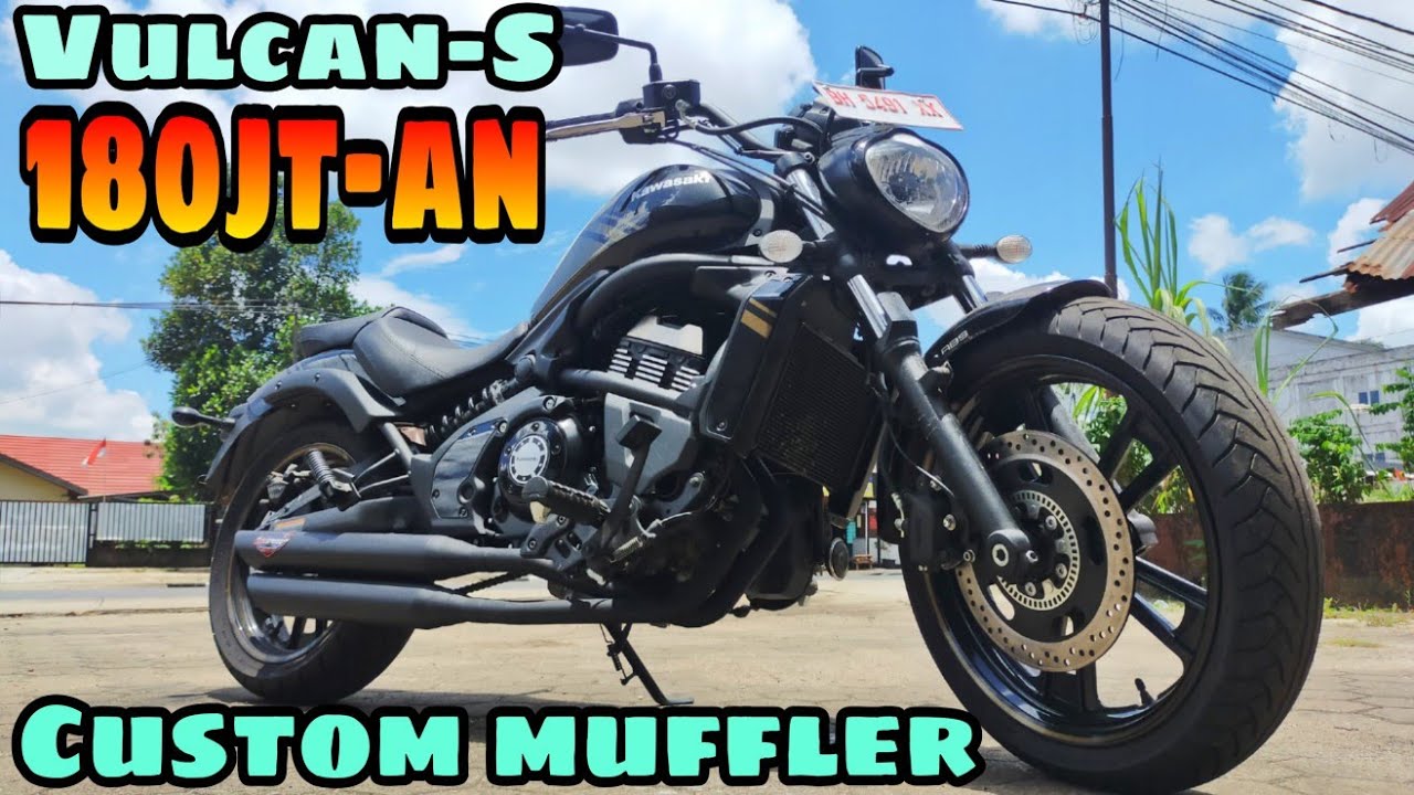 VULCAN S - KNALPOT - CUSTOM MUFFLER - YouTube