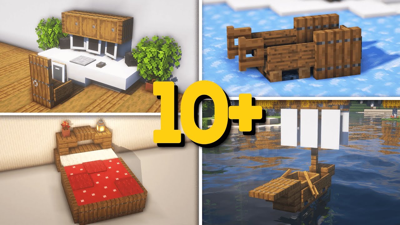 10+ Build Hacks for your Minecraft Survival World! - YouTube