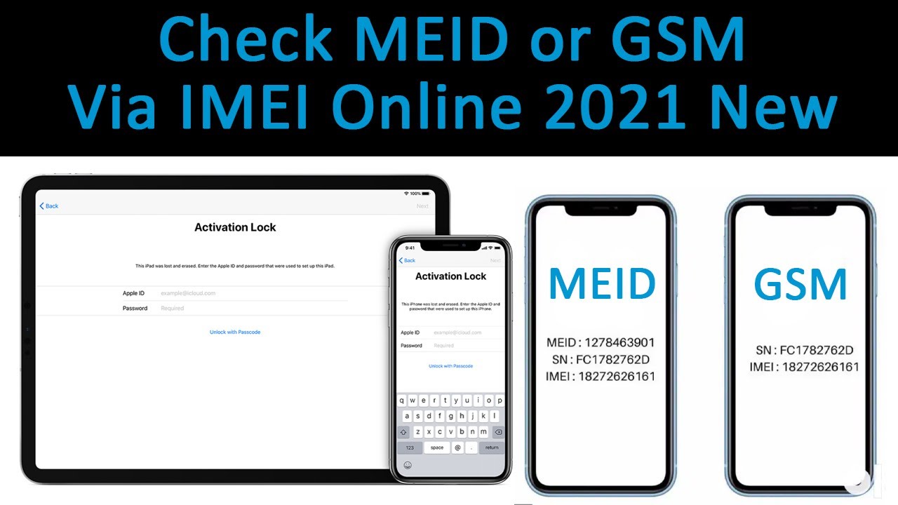 How to Check If Your iPhone is MEID or GSM via IMEI Online New Method ...