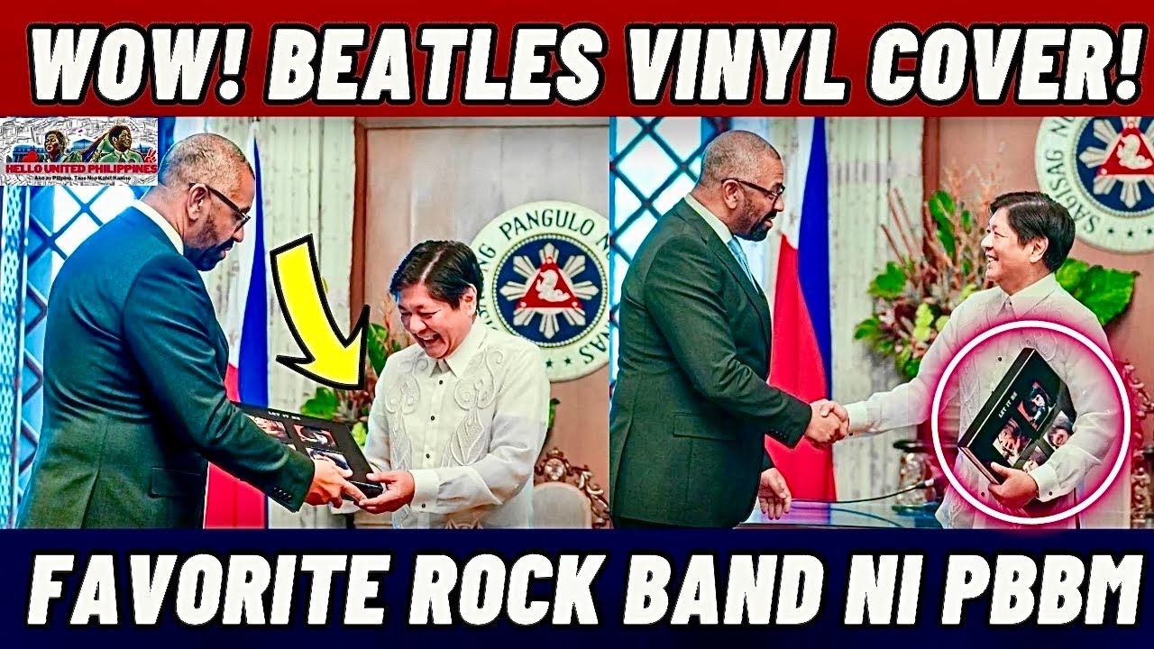 PBBM, Binigyan ng The Beatles Vinyl Cover na Let it Be ng British ...