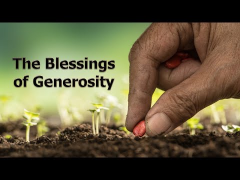 The Blessings of Generosity - YouTube