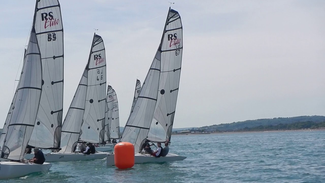 RS Elite South Coast Championships 2019 - Start of Race 1 - YouTube
