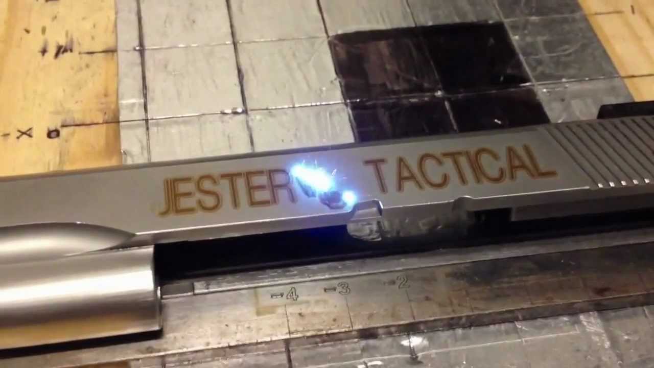 Engraving a Slide - YouTube