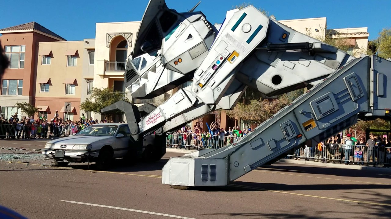 Robosaurus In action - YouTube