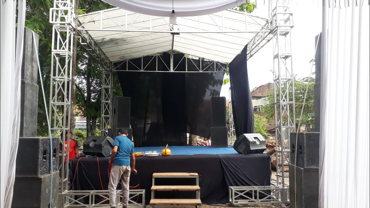 Loading Panggung Rigging Ukuran 4×4 Dan Sound - YouTube