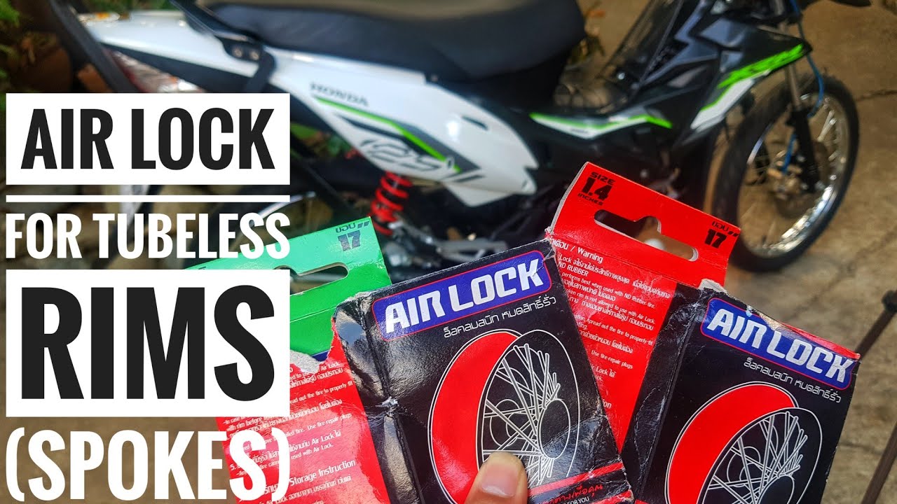 Air Lock for Tubeless RIMS(SPOKES) | Honda XRM 125 Fi - YouTube