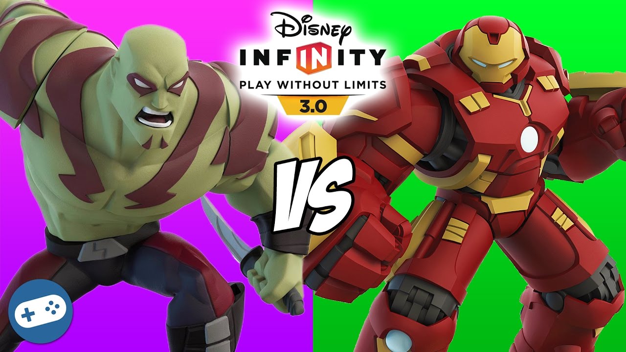Drax VS Hulkbuster Marvel Battlegrounds Disney Infinity 3.0 Versus ...