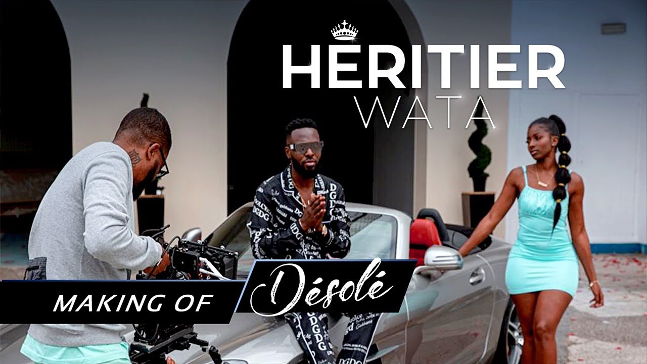Héritier Wata - Désolé (Making Of Clip) - YouTube