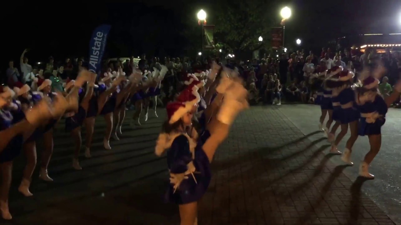 Santa in the Park- Friendswood Wranglerettes - YouTube