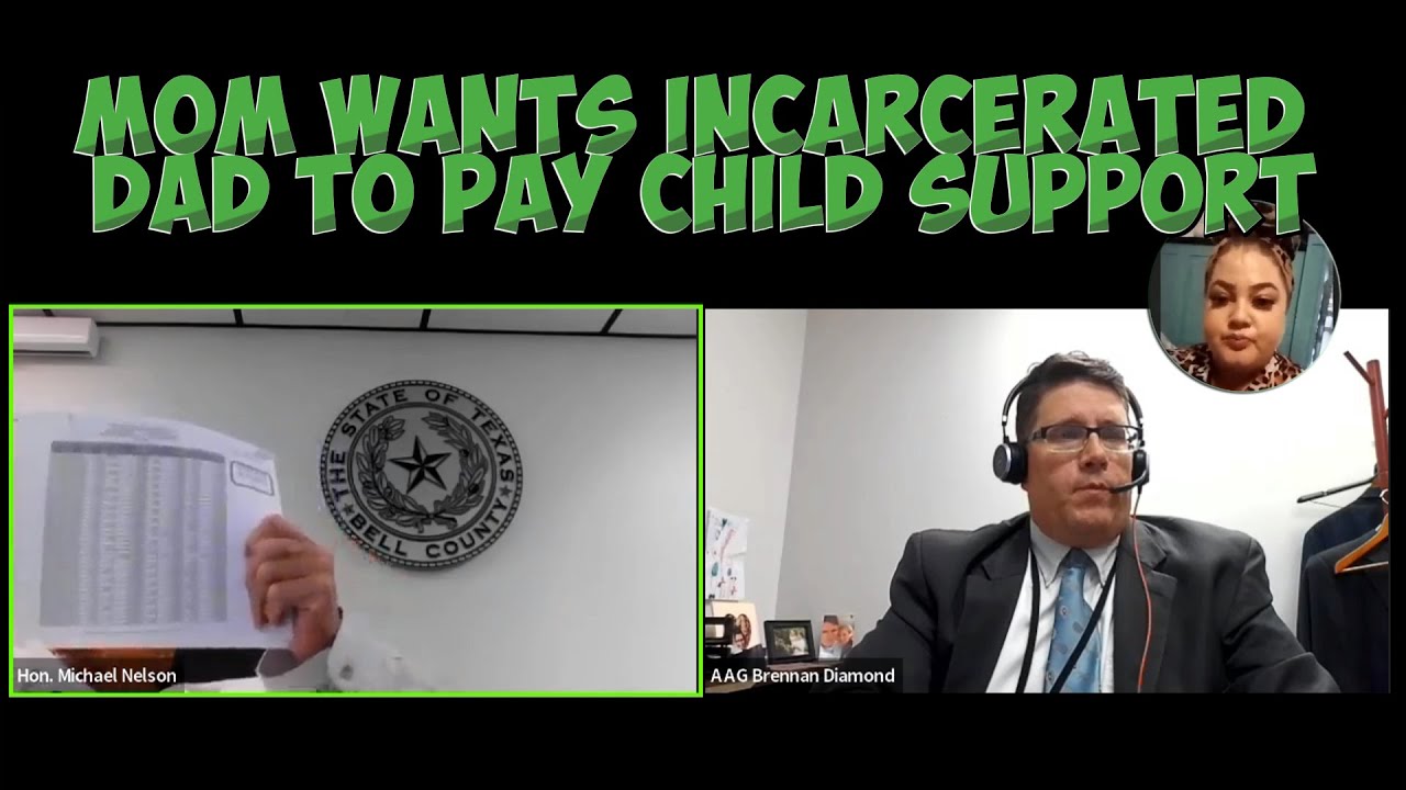 Mom Wants Incarcerated Dad to Pay Child Support - YouTube