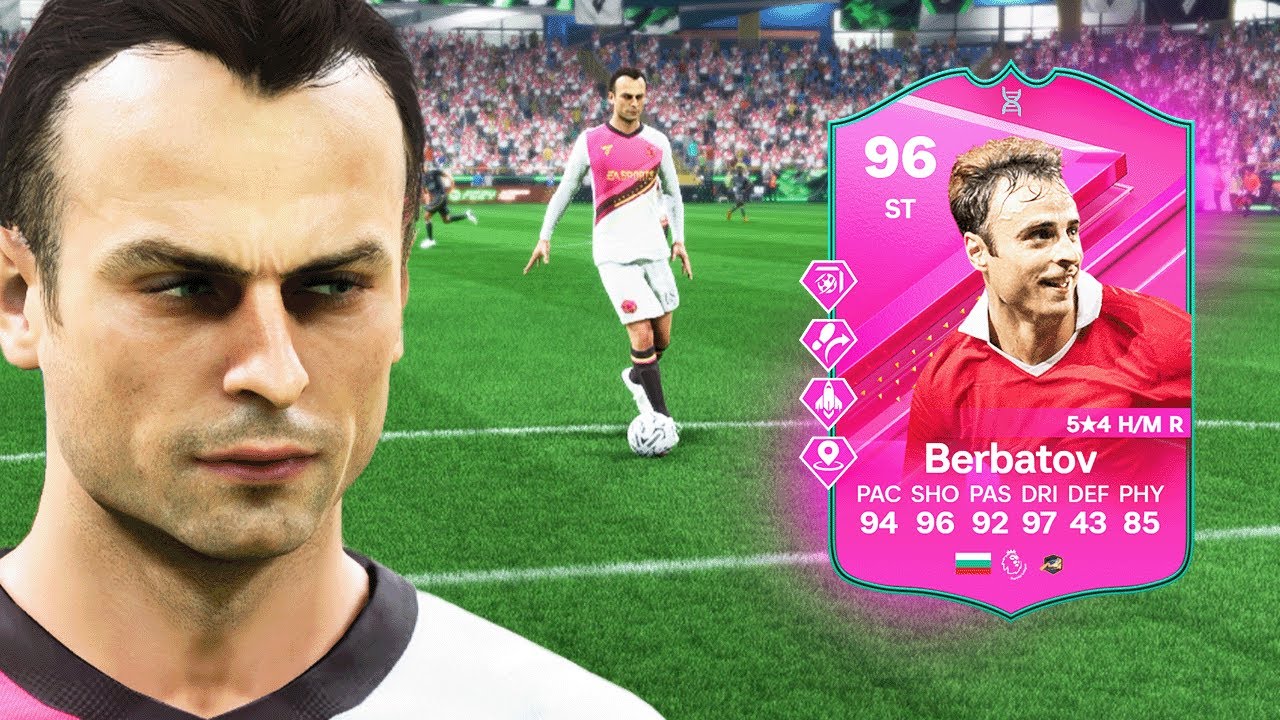 96 FUTTIES SUPER HERO EVOLUTION BERBATOV PLAYER REVIEW | EA FC 24 ...