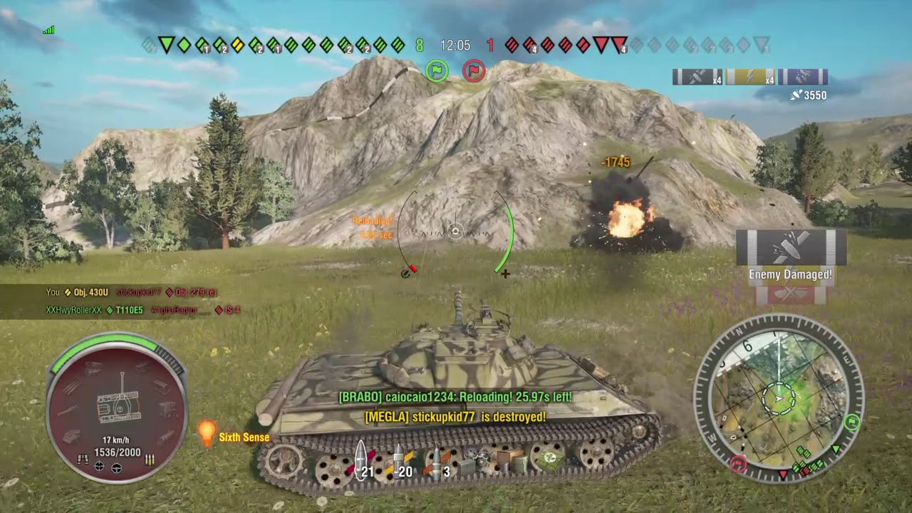 World of Tanks 430u ammo rack heavy - YouTube