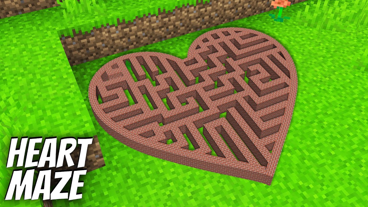 I found a TINY HEART MAZE in Minecraft ! What's INSIDE the SECRET TINY ...