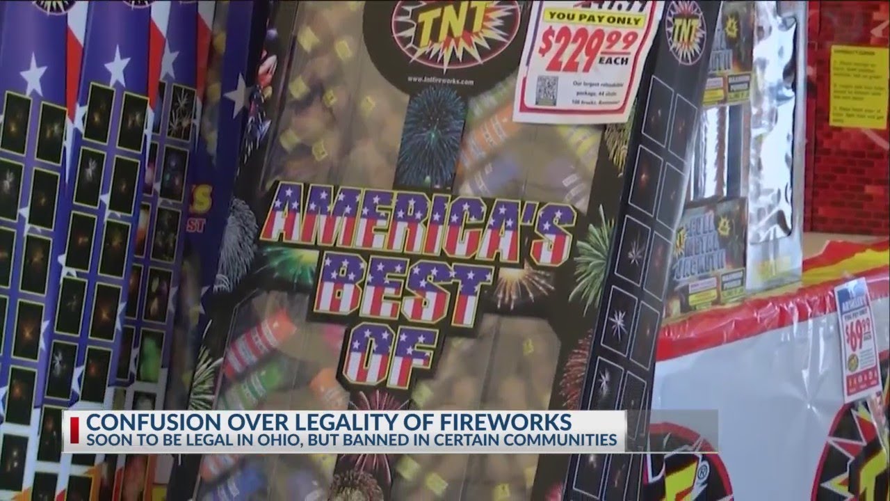 Where are consumer-grade fireworks allowed in Ohio? - YouTube