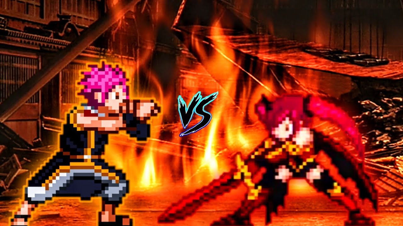 Natsu OP (all form) (New) VS Erza OP (all form) (New) in Jump Force ...