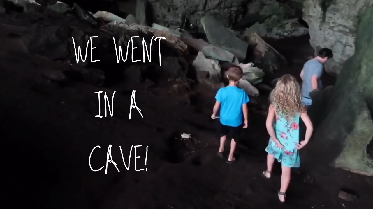 EXPLORING IN A CAVE WITH MY FAMILY - YouTube