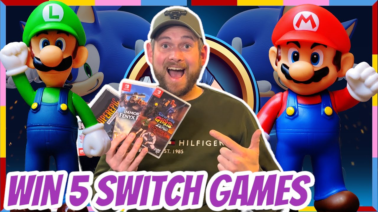 WIN 5 NINTENDO SWITCH GAMES - £2 CHARITY RAFFLE PRIZE DRAW - YouTube