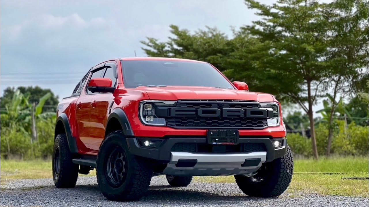 FORD RAPTOR ĐỎ 2023 v FORD RANGER up BODY KIT RAPTOR CỰC NÉT Và ĐẸP PHỤ ...