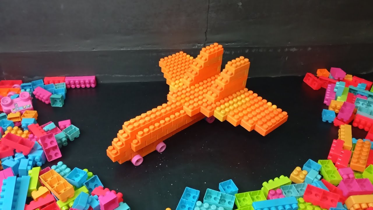 Satisfying DIY Fighter Aircraft Build / ASMR Building Blocks # ...