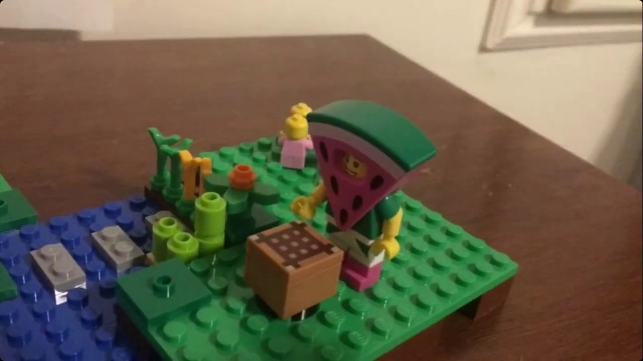 Watermelons water hunt Lego stop motion - YouTube