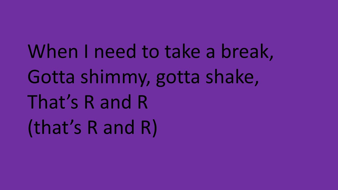 Just a Little R and R - YouTube