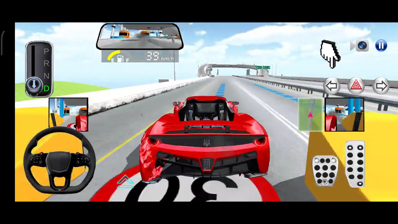 Super Car in highway - 3d Driving Class android game play || Car Game # ...
