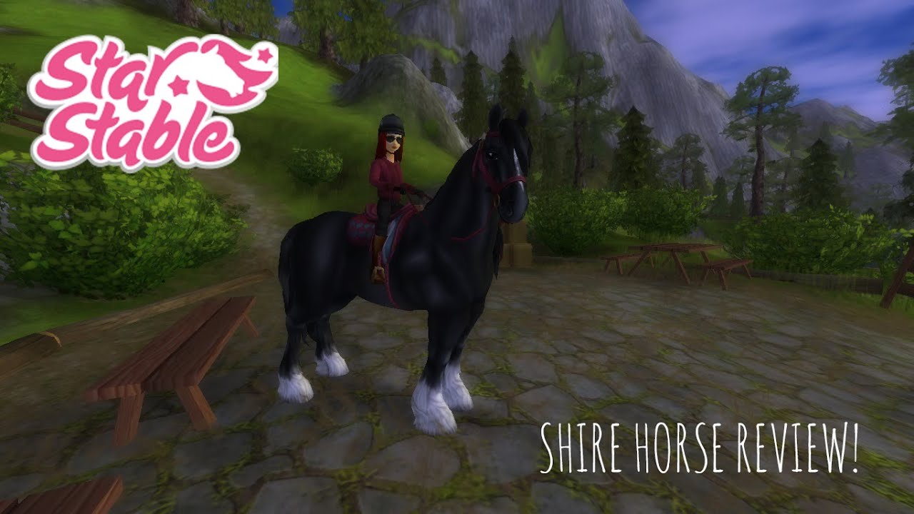 Shire Horse Review! // Star Stable Online - YouTube