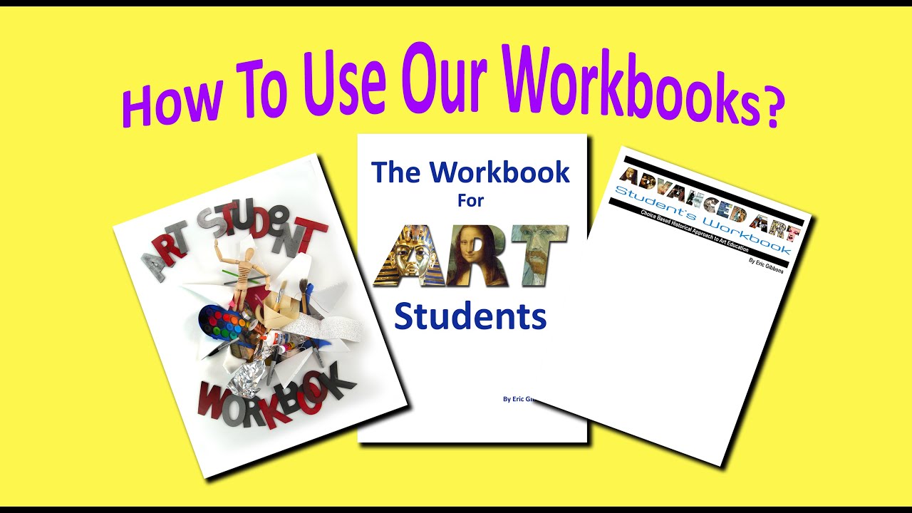 How to use our art workbooks in a classroom setting. - YouTube