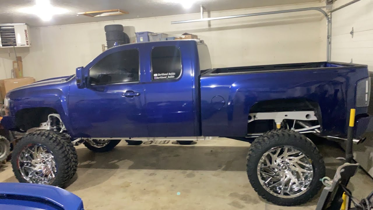 Putting FORGED Wheels On The Show Truck!! - YouTube