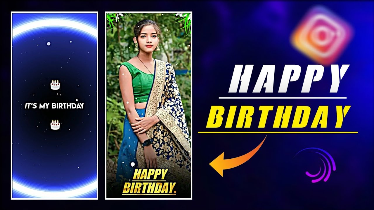 Happy Birthday Status Editing || Happy Birthday Video Editing || Happy ...