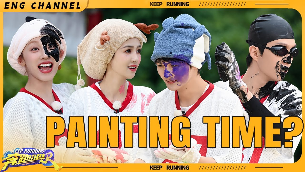 Painting time?! Can't even recognize Dylan and Adam 🤣 | Keep Running ...