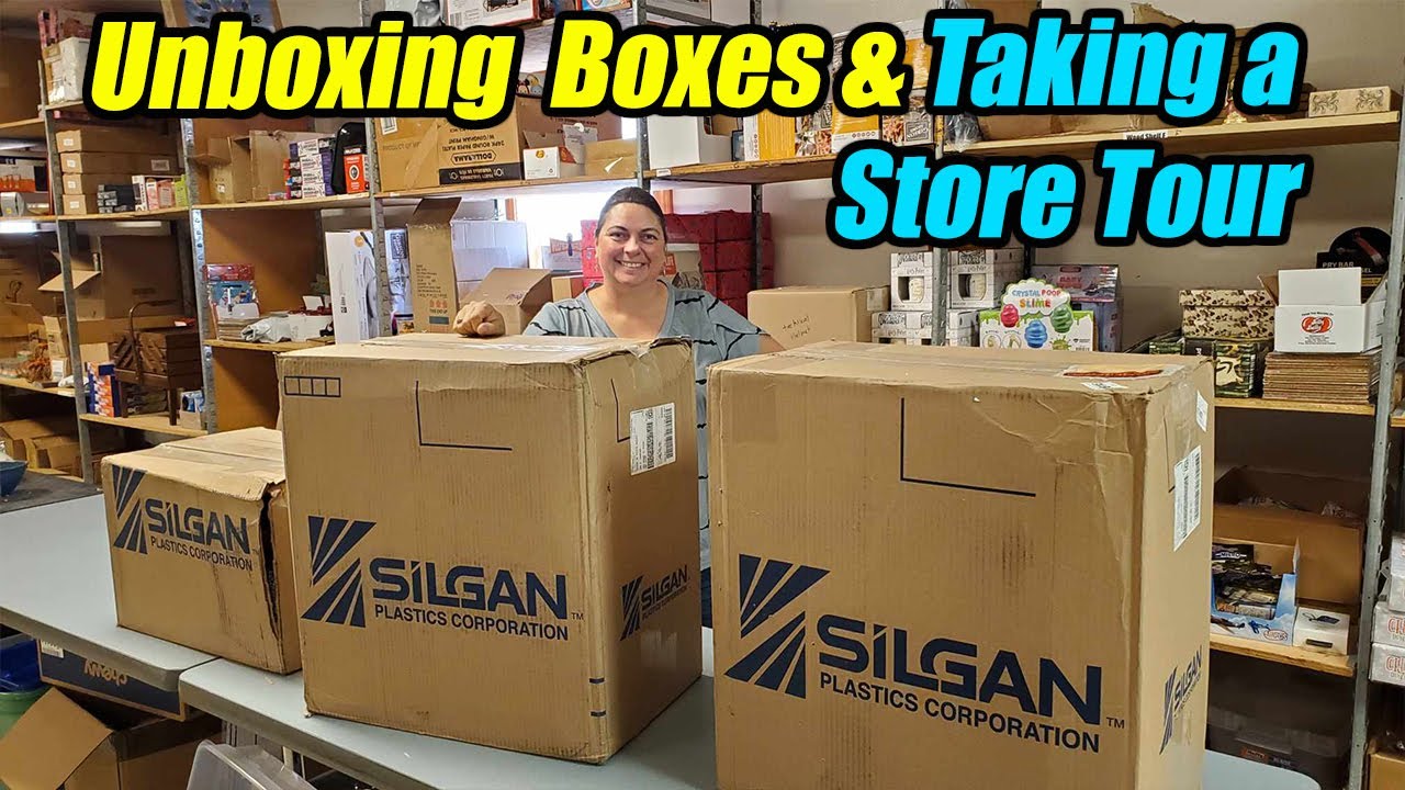Unboxing Huge boxes and taking a Store tour check out all the cool ...