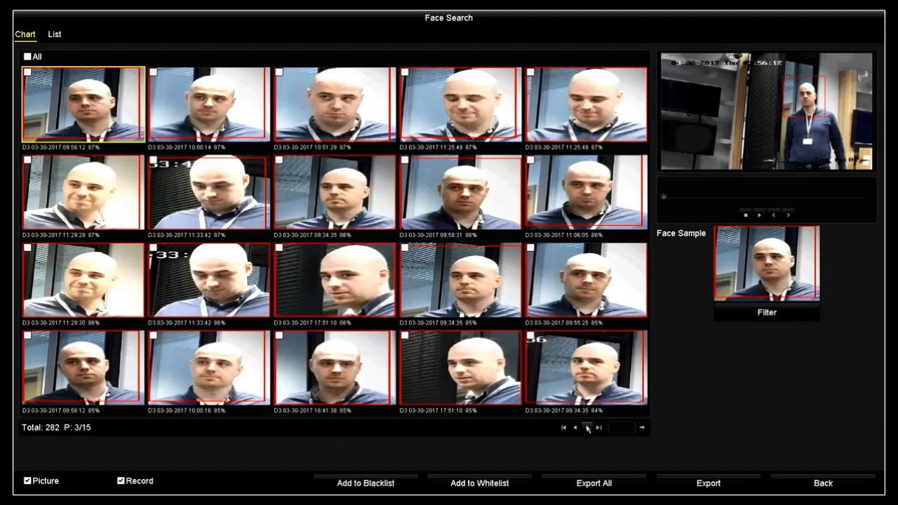 SECURITY ONE - HIKVISION - Deep Learning - Face Capture - YouTube
