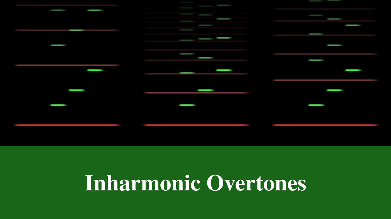 Inharmonic Overtones: Stretched and Compressed Spectra - YouTube