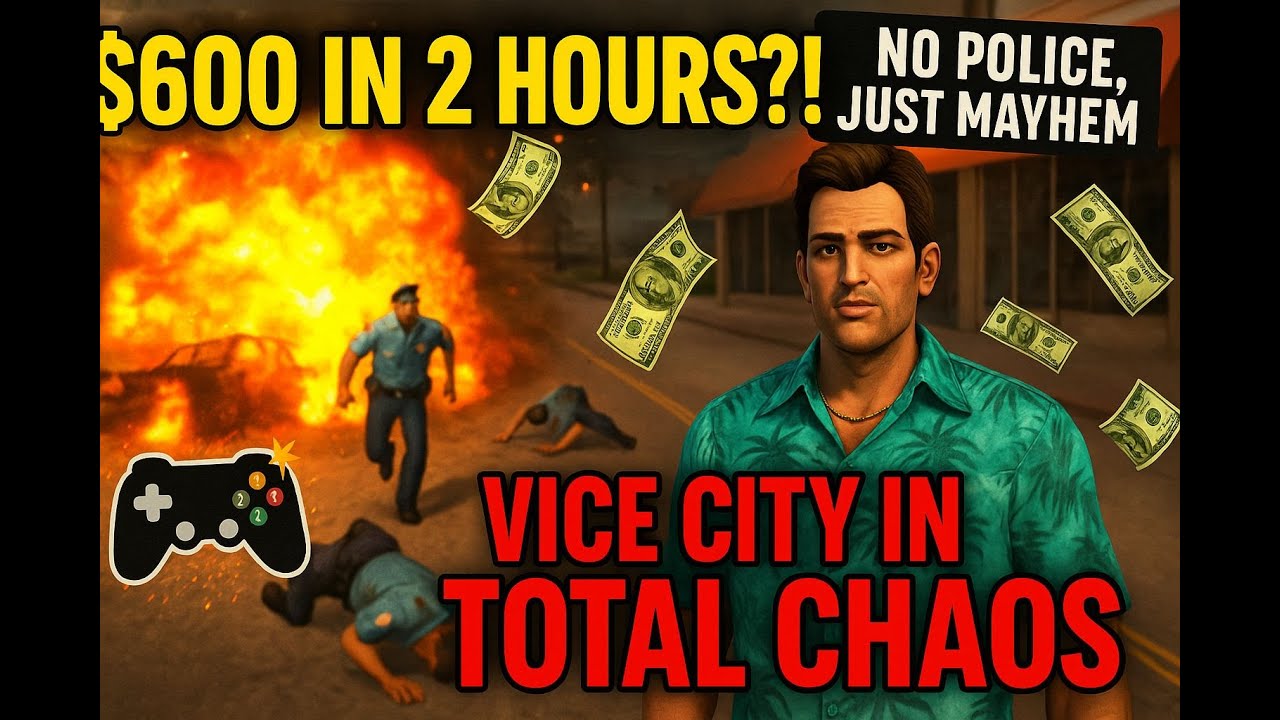 Earned $600 in 2 Hours Doing Nothing | Total Police Failure in City ...