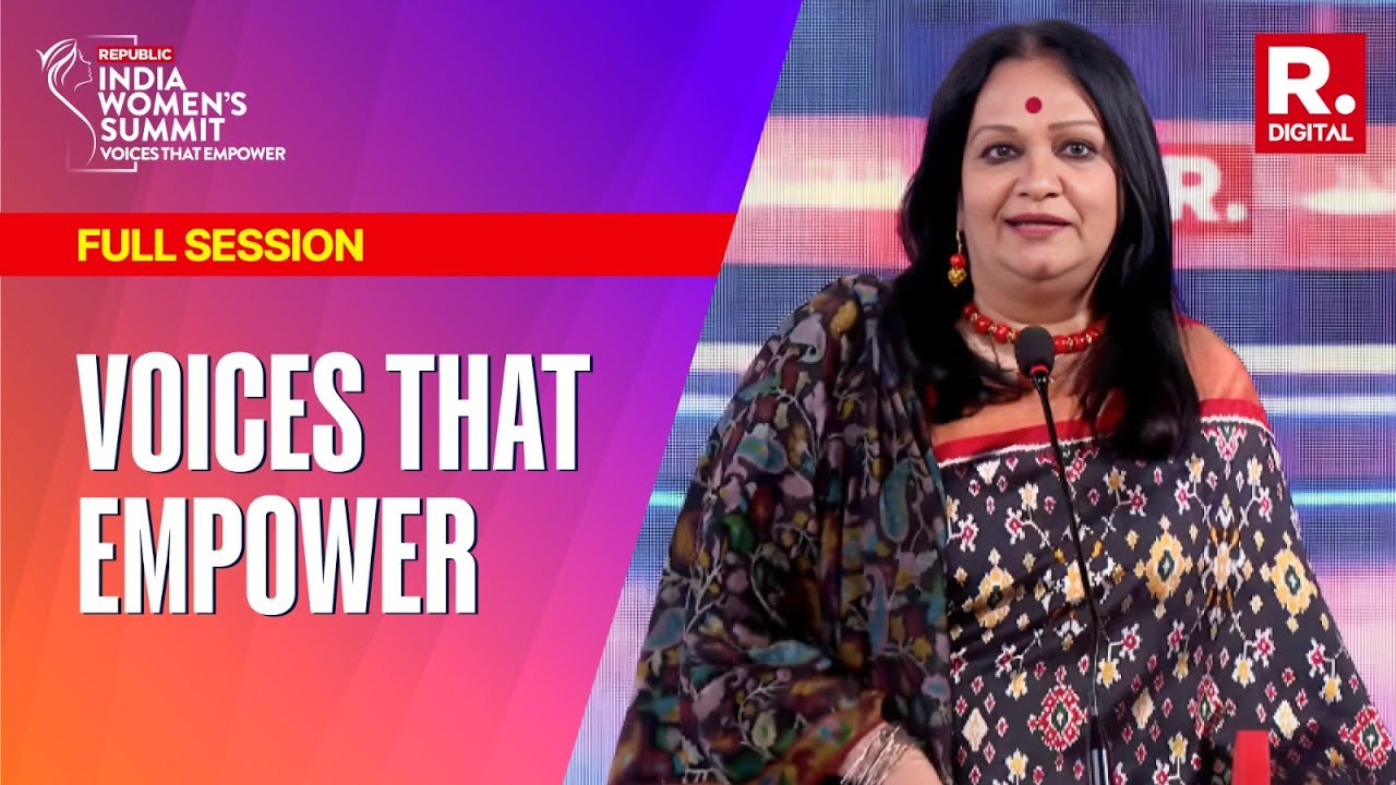 Republic India Women's Summit: Prathibha Prahlad On Voices That Empower - YouTube