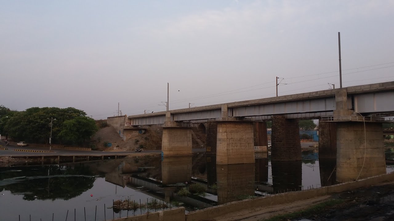 Shivnath river ! Train view ! - YouTube