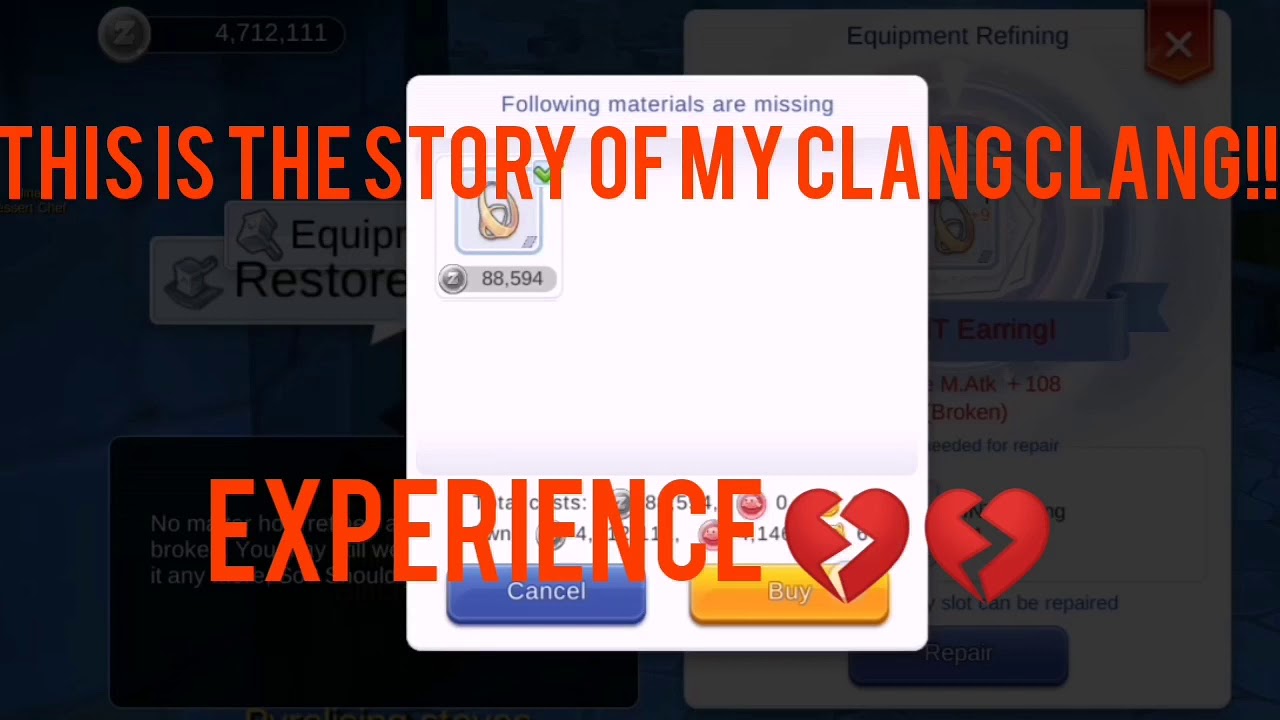 Ragnarok Mobile: Refine +15 INT earing/accessory before Accessory ...