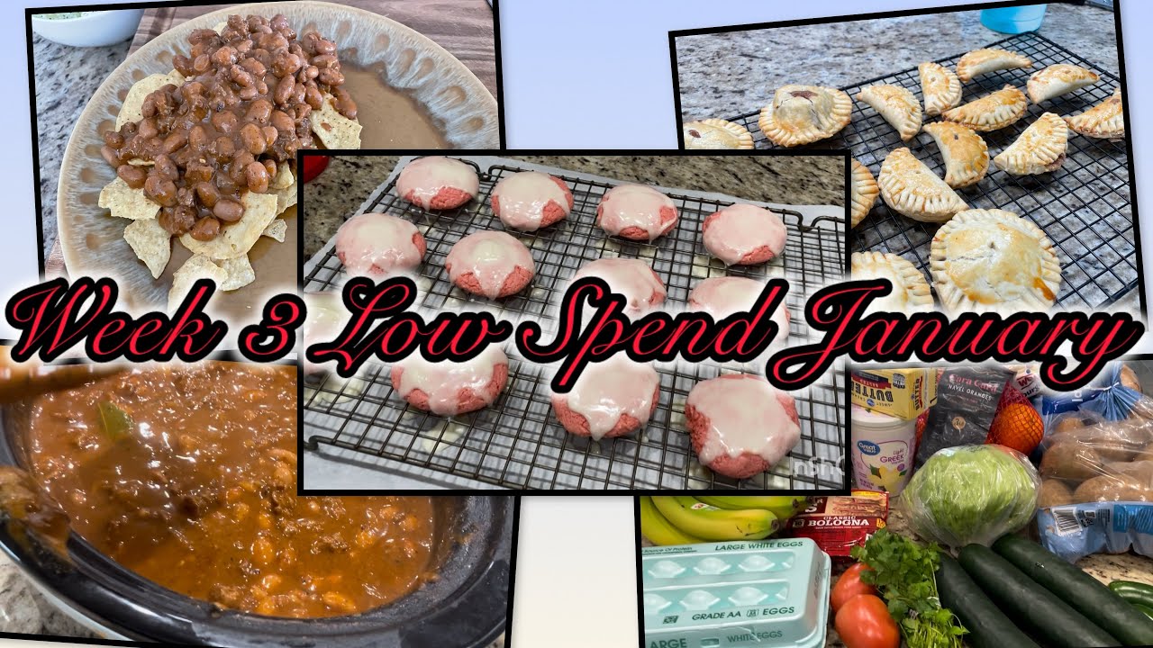 Week 3 Low Spend January #threeriverschallenge #pantrychallenge - YouTube